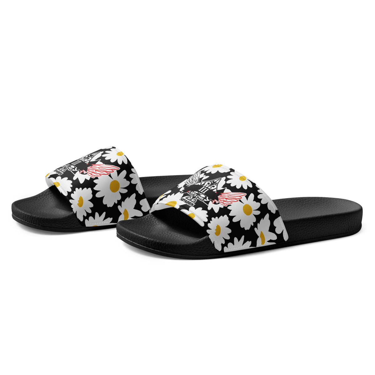 Women's Floral Slides – Three Spades Clothing